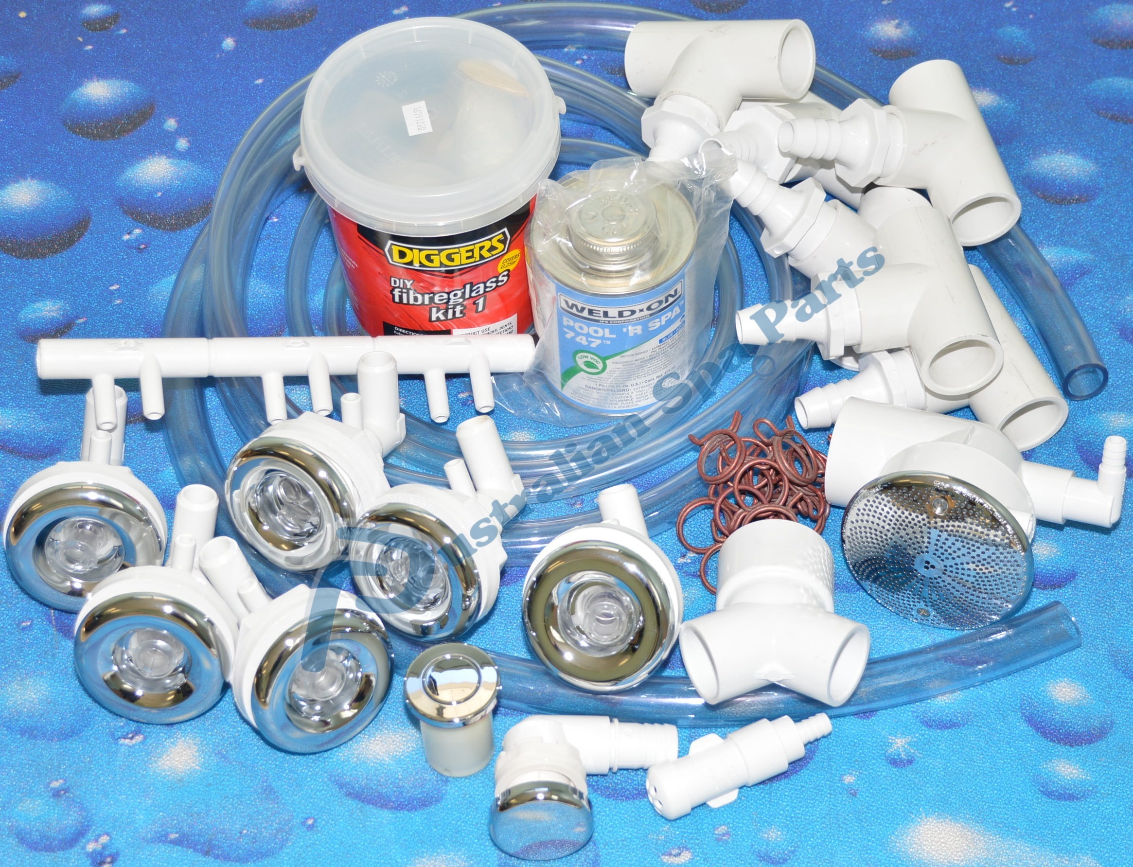 Spa bath plumbing kit - spatex - wholesale pool spa parts distributor ...